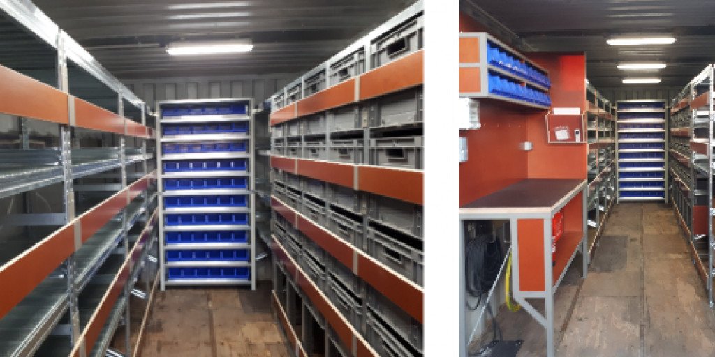 Notre premier container d'atelier aménagé es ...